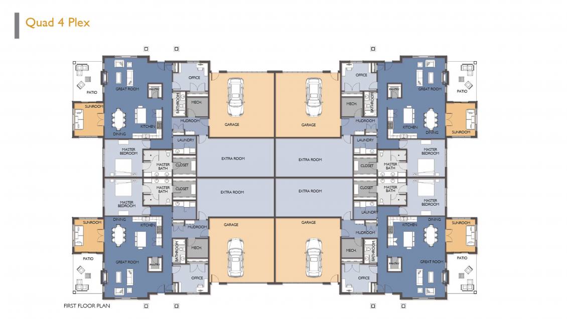 Quad House Plans